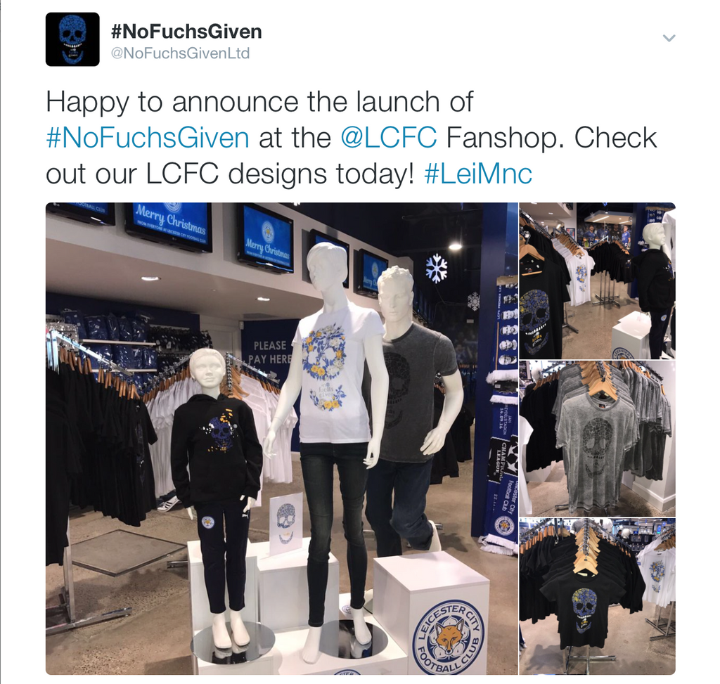 #NoFuchsGiven goes Leicester City FC